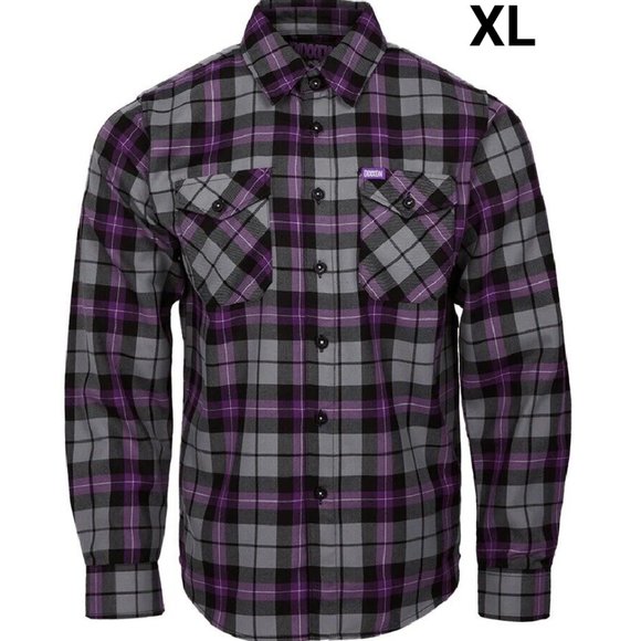 DIXXON | Shirts | Dixxon Flannel Mens The Amethyst Flannel Shirt Xl Nib ...